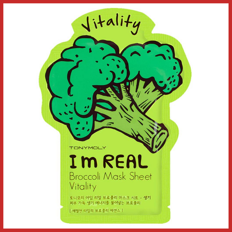 Tonymoly I`m REAL Broccoli Mask Sheet – Vitality – Luxury Beauty